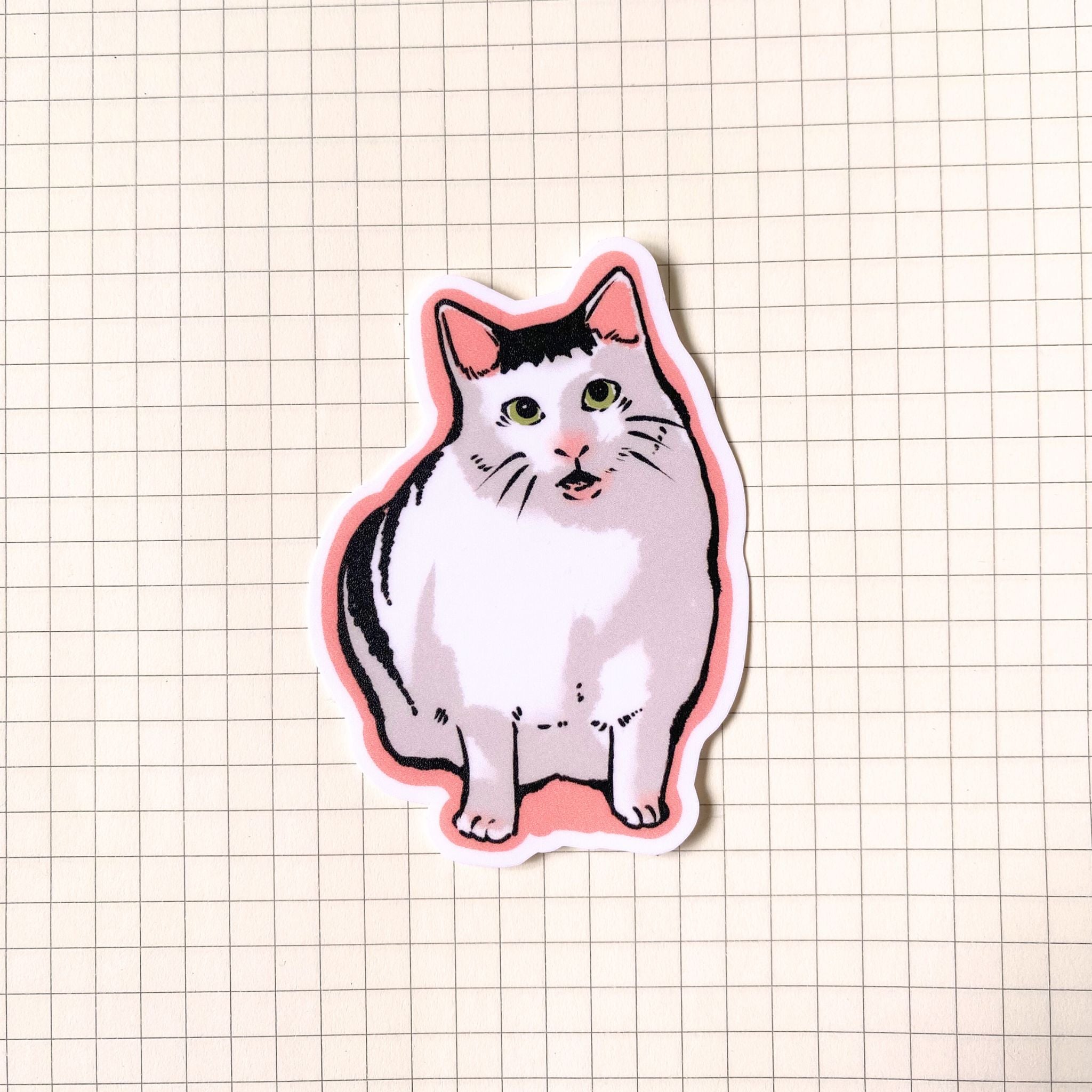 Huh Cat Meme Sticker – Shabico Studio